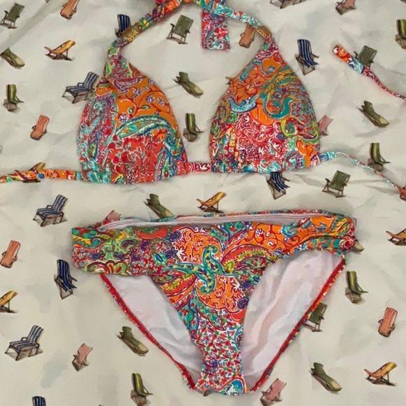 Ralph Lauren | Swim | Ralph Lauren 2pc Swimsuit Sz 2 | Poshmark